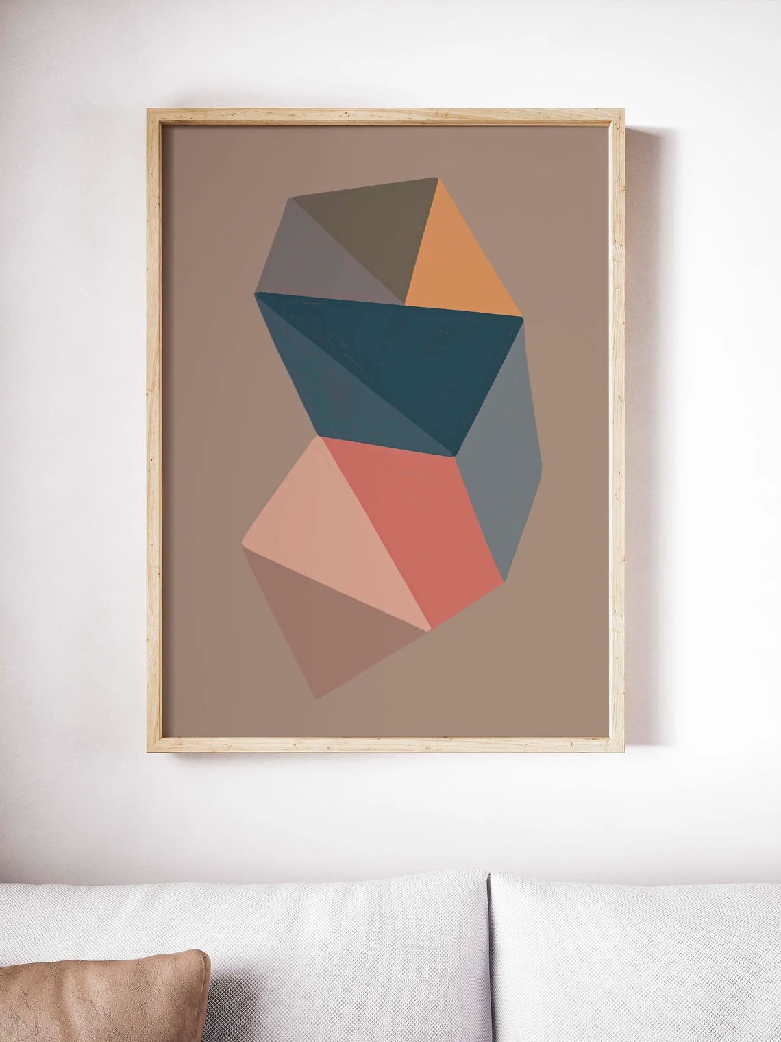 Lámina decorativa para enmarcar POLIME III 30x40 cm | Leroy Merlin
