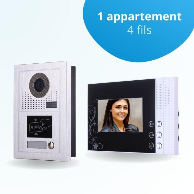 Portier video badge au meilleur prix | Leroy Merlin