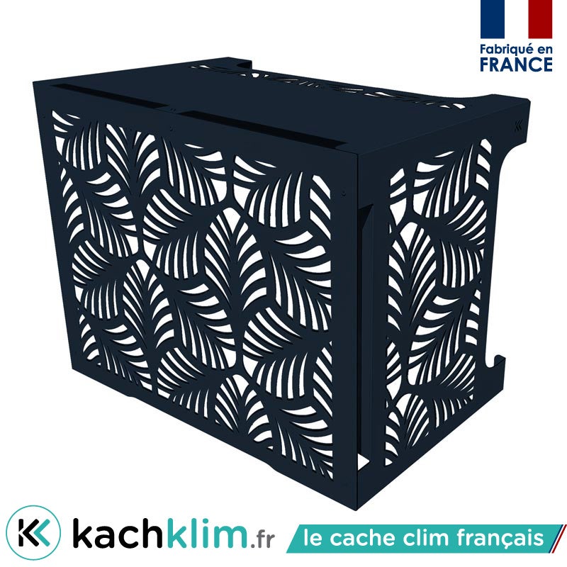 Cache clim BALI - Gris Anthracite RAL 7016 - L105 x H95 x P60cm (Taille XXL) - KACH KLIM | Leroy ...
