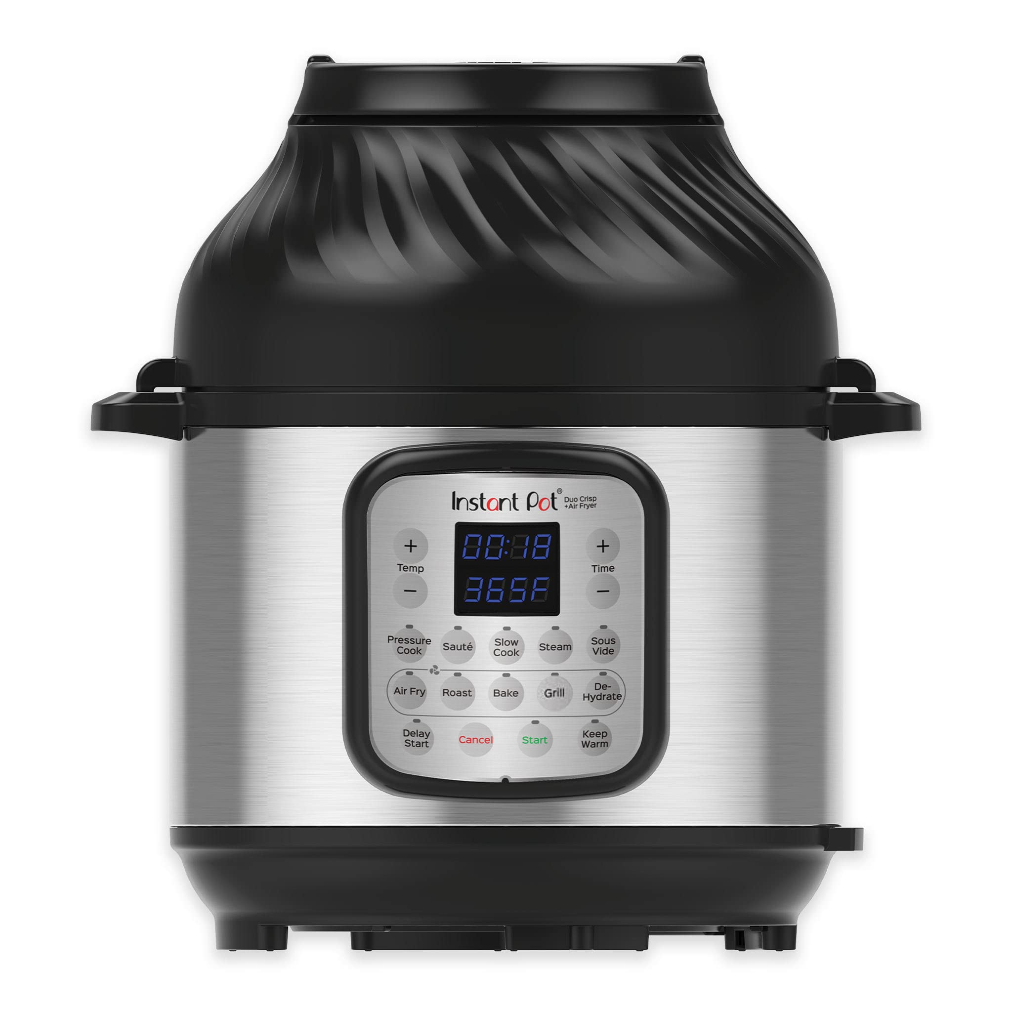 Instant Pot Duo Crisp + Hot Air Fryer 11-in-1 Electric Multi-Cooker 7.6 ...
