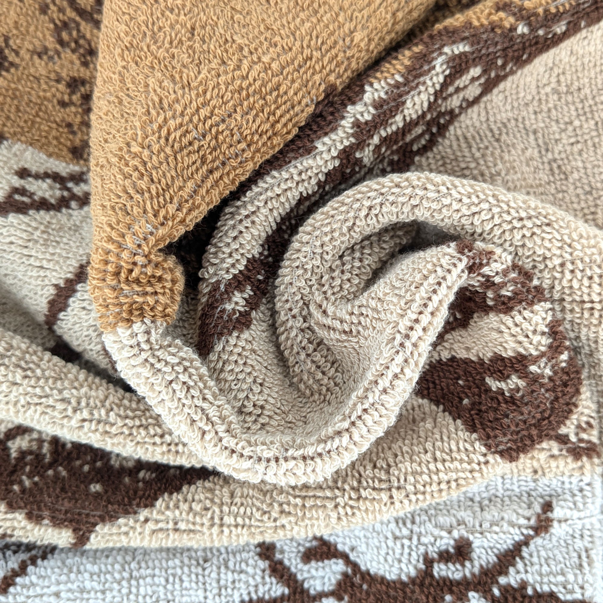 Lot de 2 torchons de cuisine 50x50 cm coton ATLANTIC motif aquatique ...