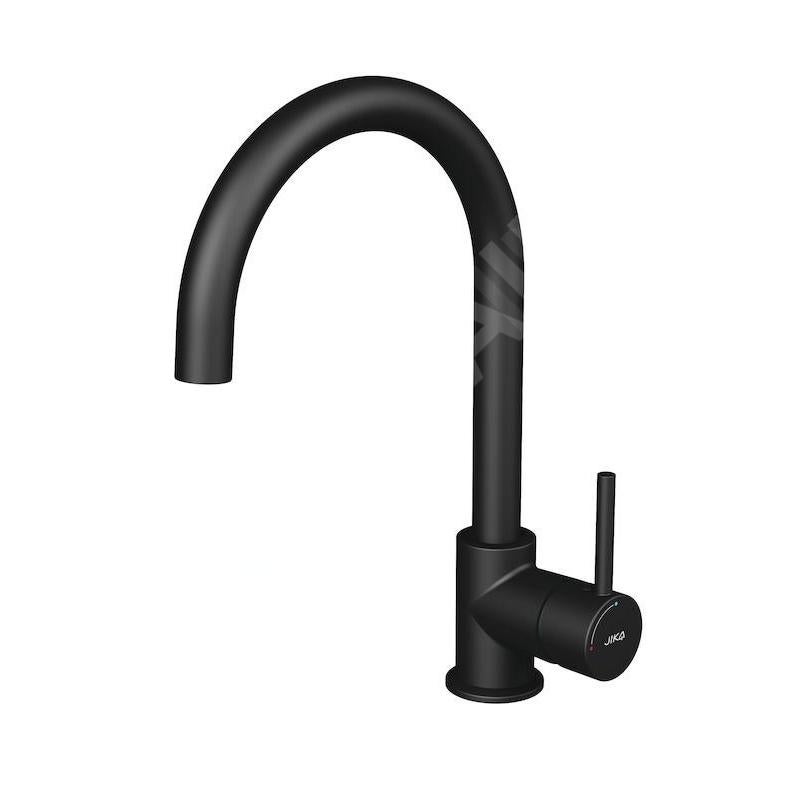 Jika Mio Style - Mitigeur d'évier, Cold Start, noir mat H3512F17162601 ...