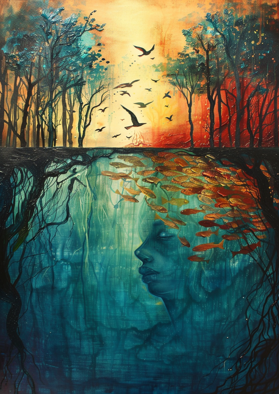 Lámina POLARTE 30x40. Silencio En El Umbral del Infinito | Leroy Merlin
