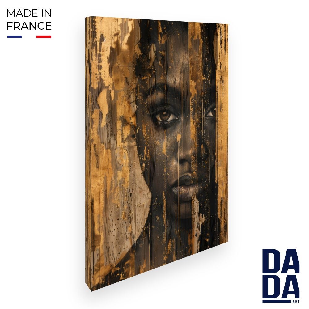 Toile murale Portrait mystérieux / 50x70cm / Fabriqué en France ...