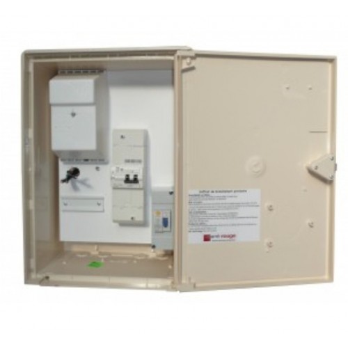Coffret de chantier Monophasé 3/6/9kW complet - HN 62-S-20 conforme NF ...