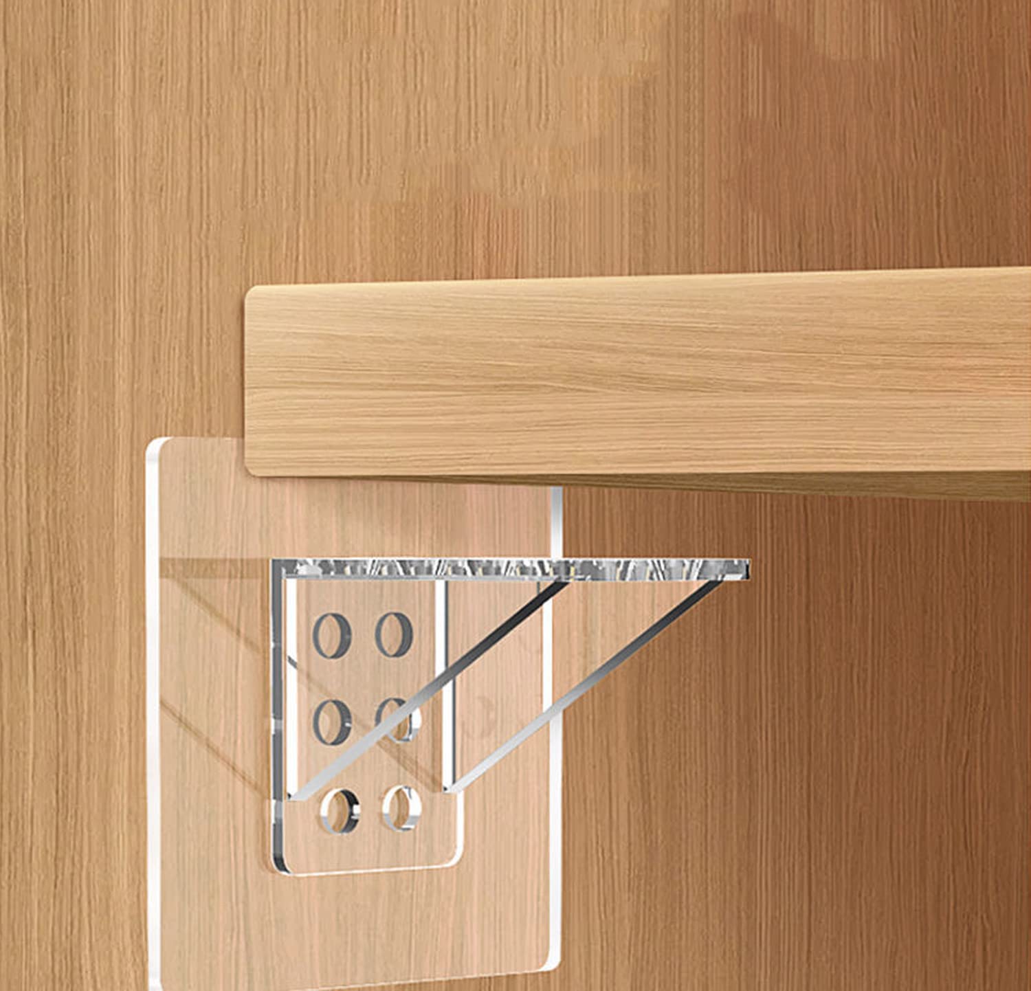 Lot de 12 Chevilles de Supports D'étagères Autocollants,Transparent en ...