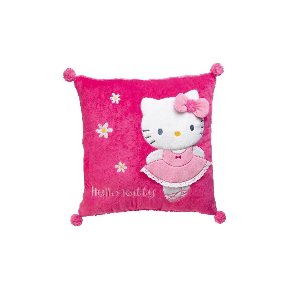 Coussin carré Hello Kitty ballerine 35x35 cm | Leroy Merlin