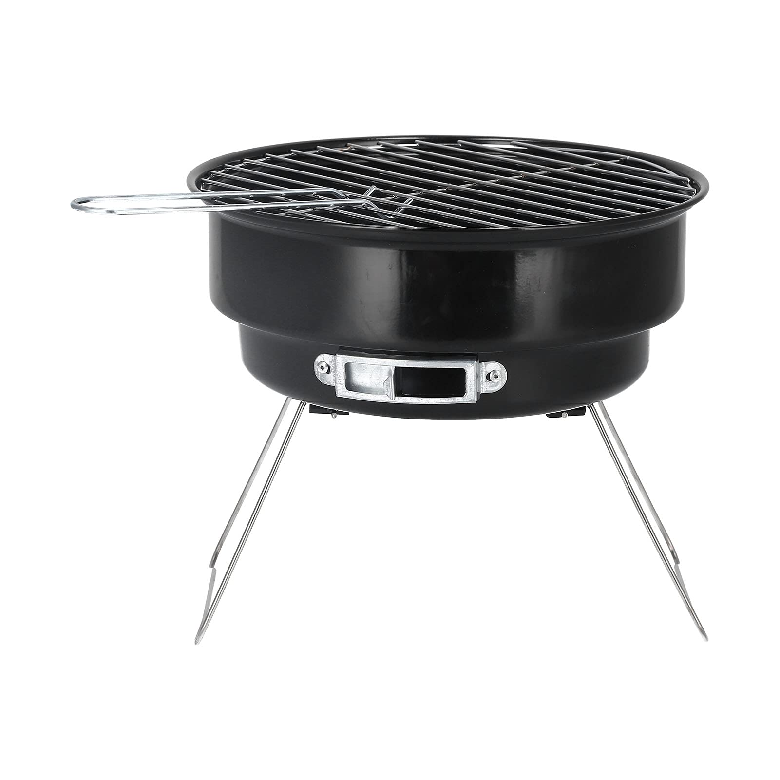 Barbecue rond, mini barbecue portable, barbecue au charbon de bois en ...