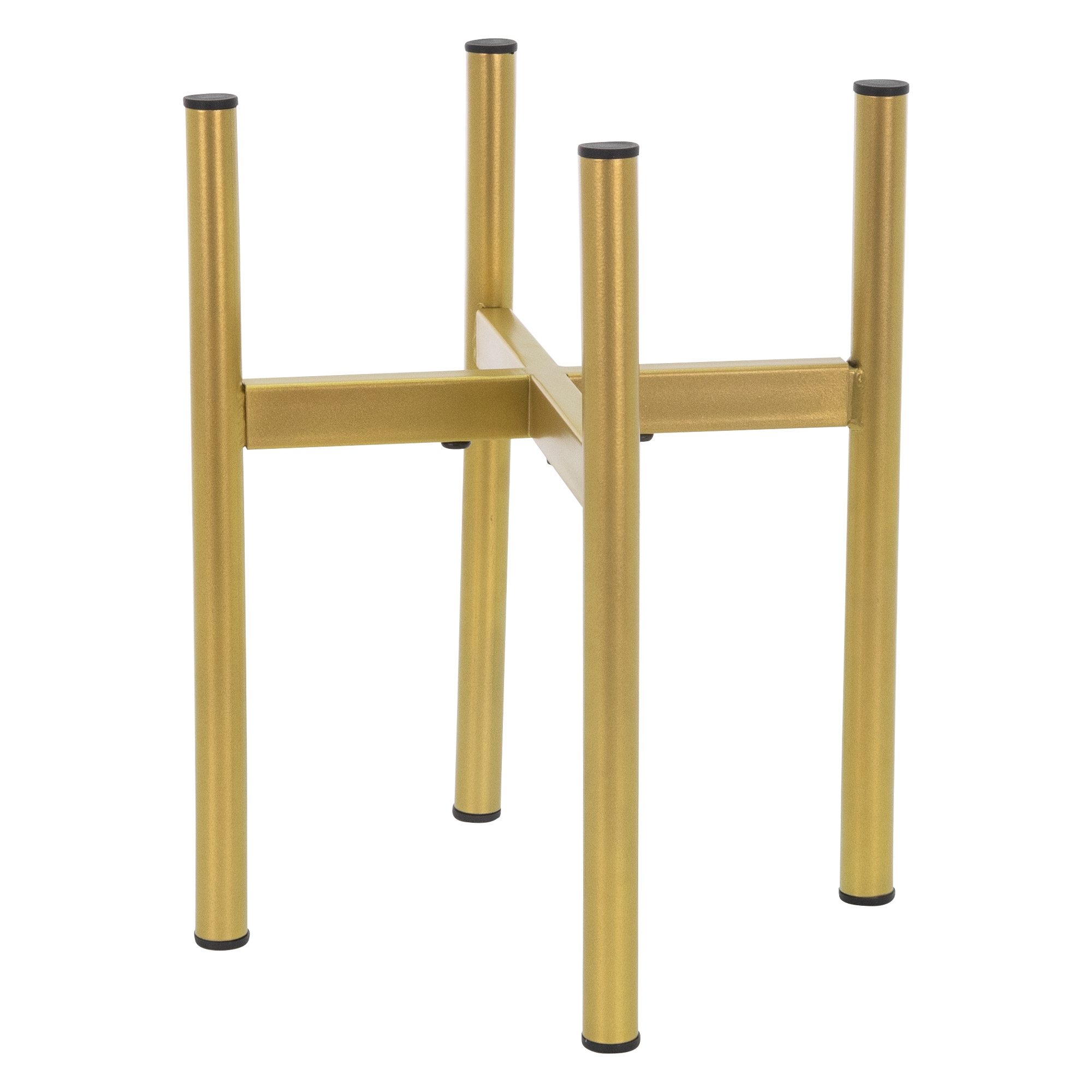 Porte-fleurs or réglable support de plante métal pot à fleurs design ...