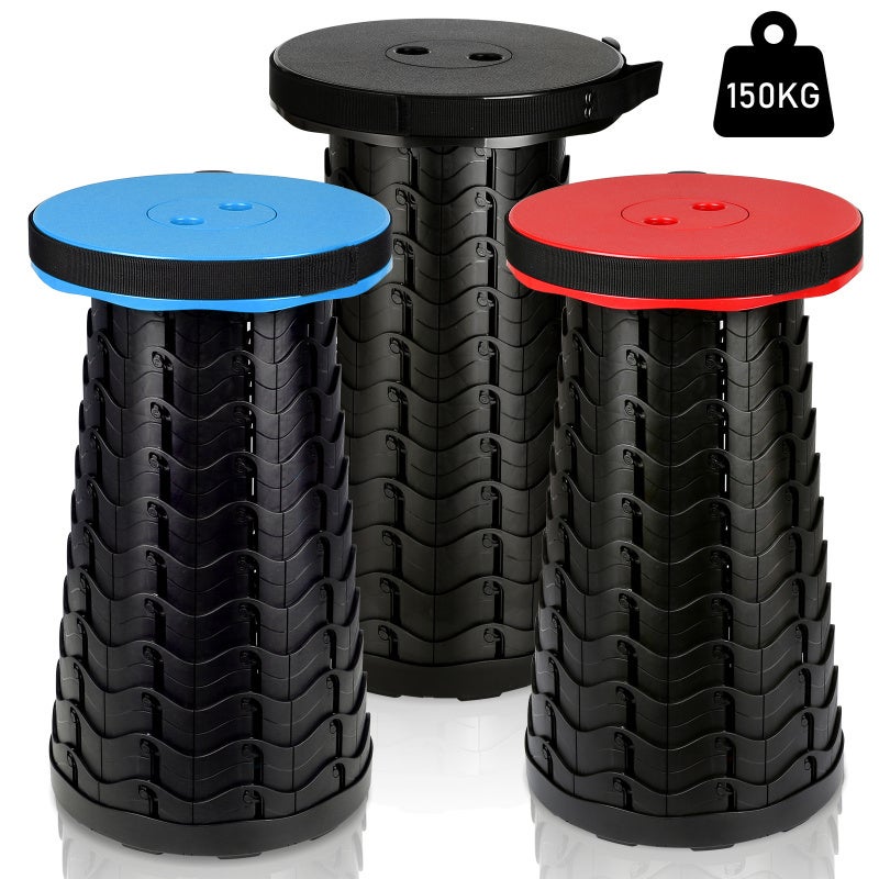 Tabouret télescopique Tabouret de Camping Siege Pliant Portable ...