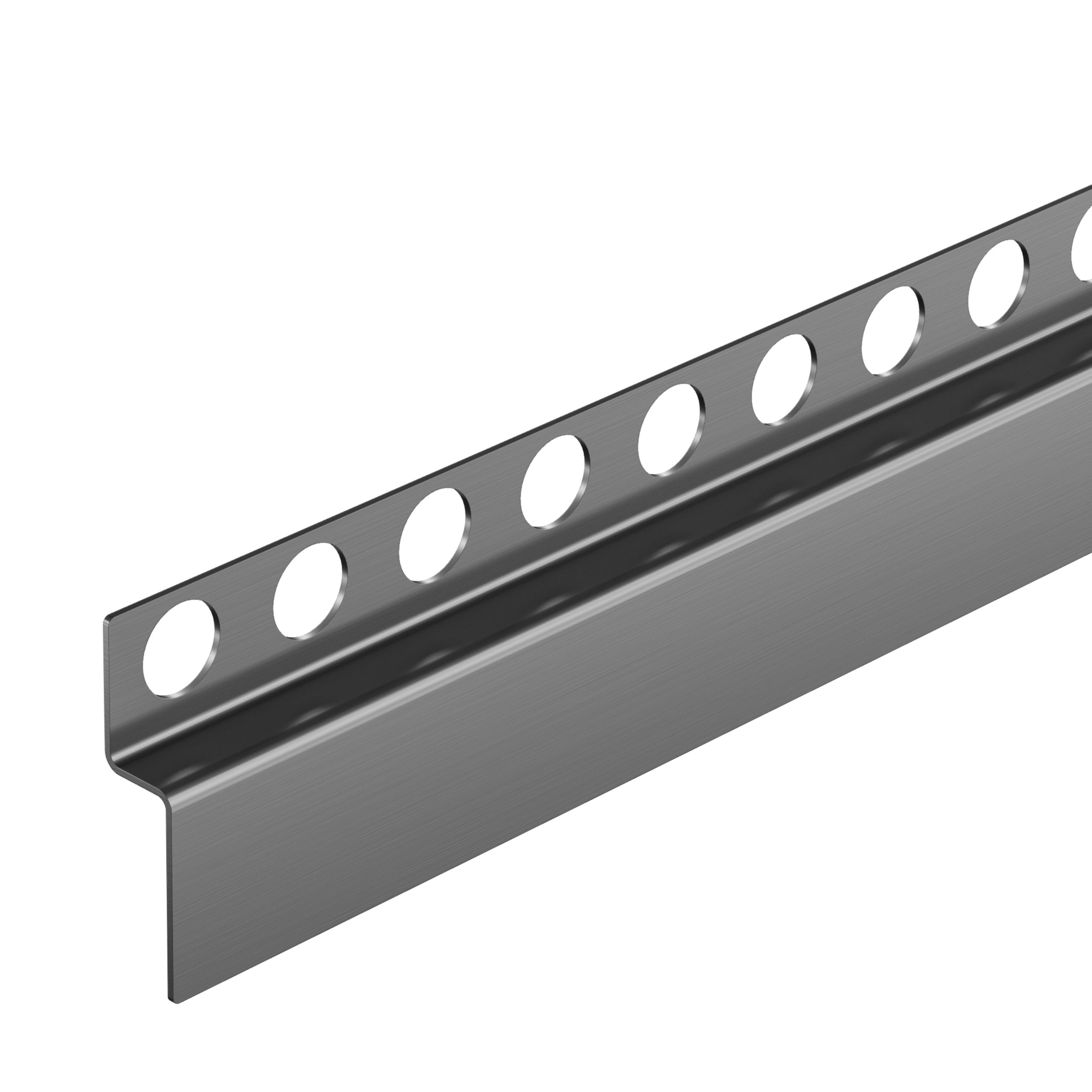 Balneo Profil de sol incliné frontal pour receveur 130 cm Gun Metal ...