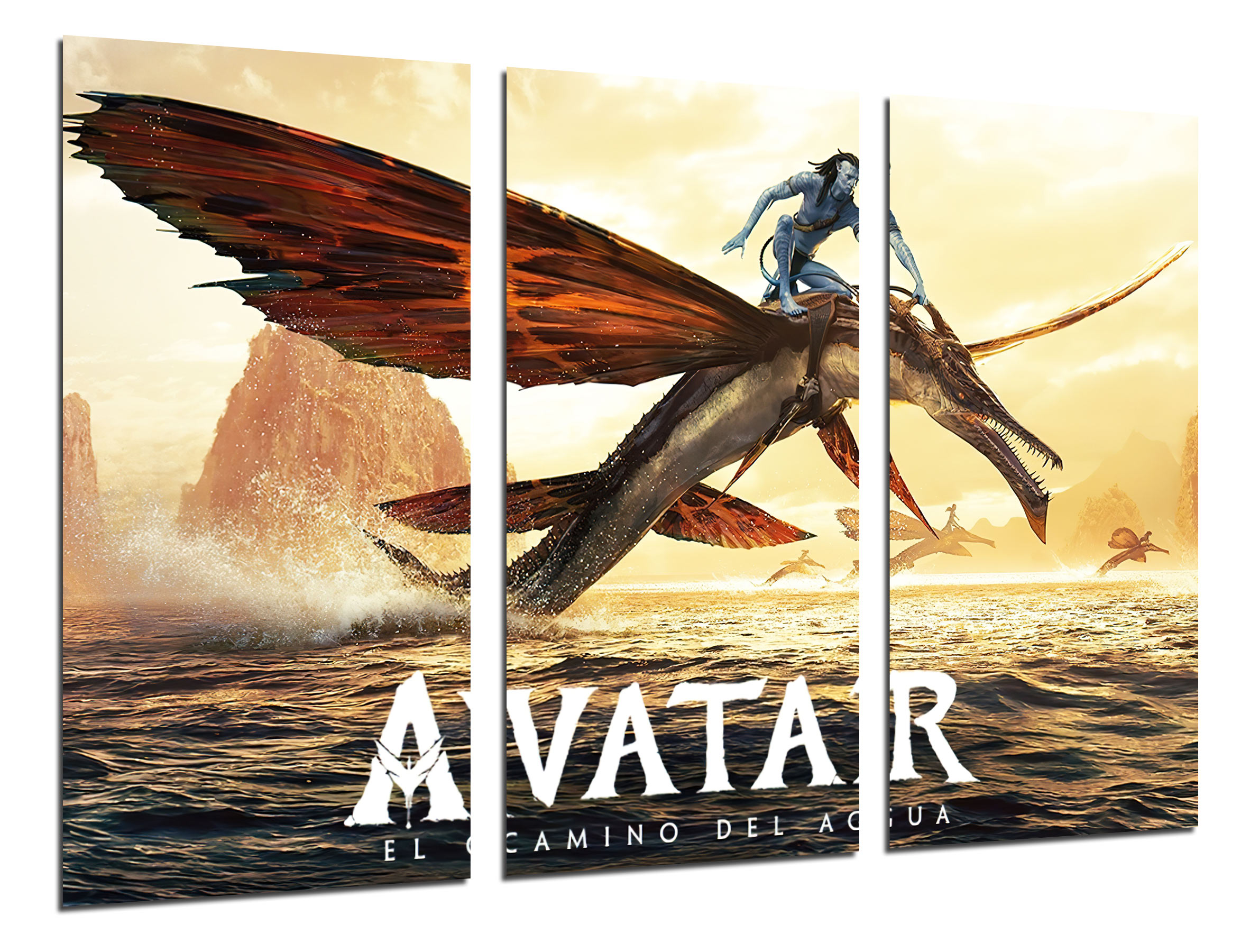 Ensemble de peintures décoratives Film, Avatar 2, sens de l'eau, avatar ...