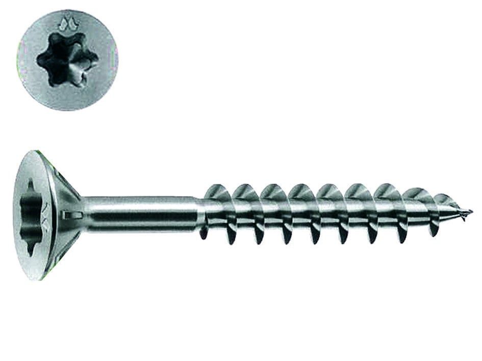 Vis à bois MUSTAD Panelvit - Torx - Ø3.5x30 mm - Filetage partiel ...