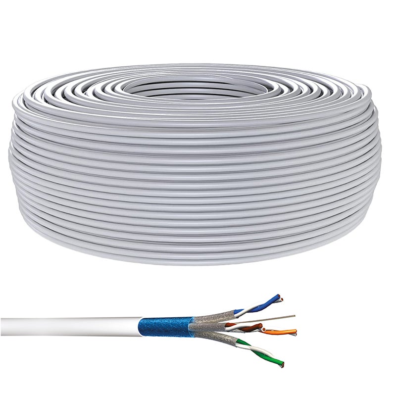 Câble ethernet rj45 ca 7 100m CONECTICPLUS | Leroy Merlin