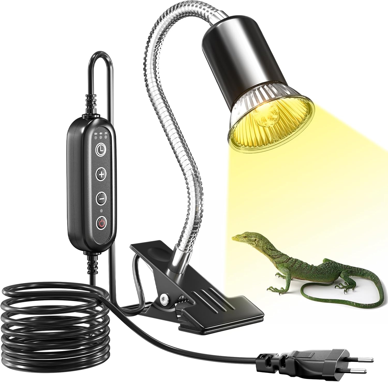 Lámpara Calefactora para Tortugas 200W E27 220-240V, Control de ...