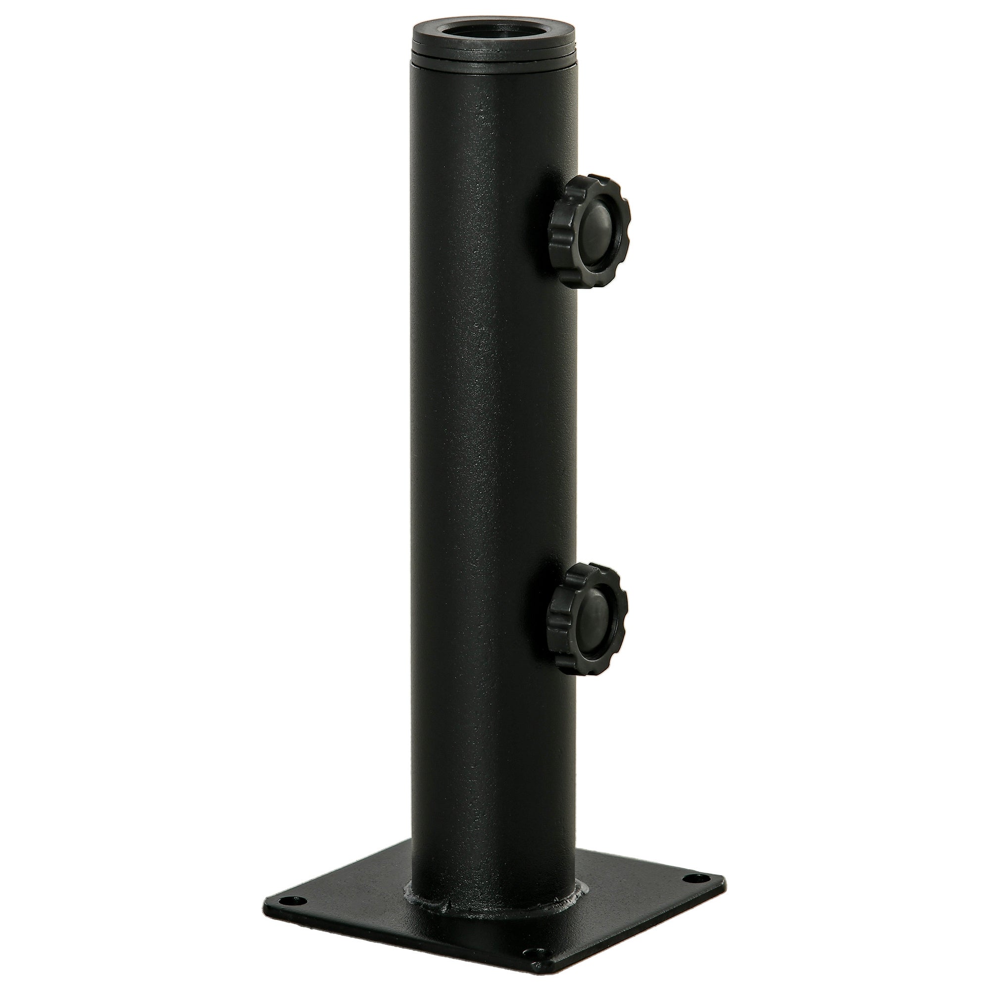 Base para sombrilla, tubo metálico ajustable para mástiles con ...