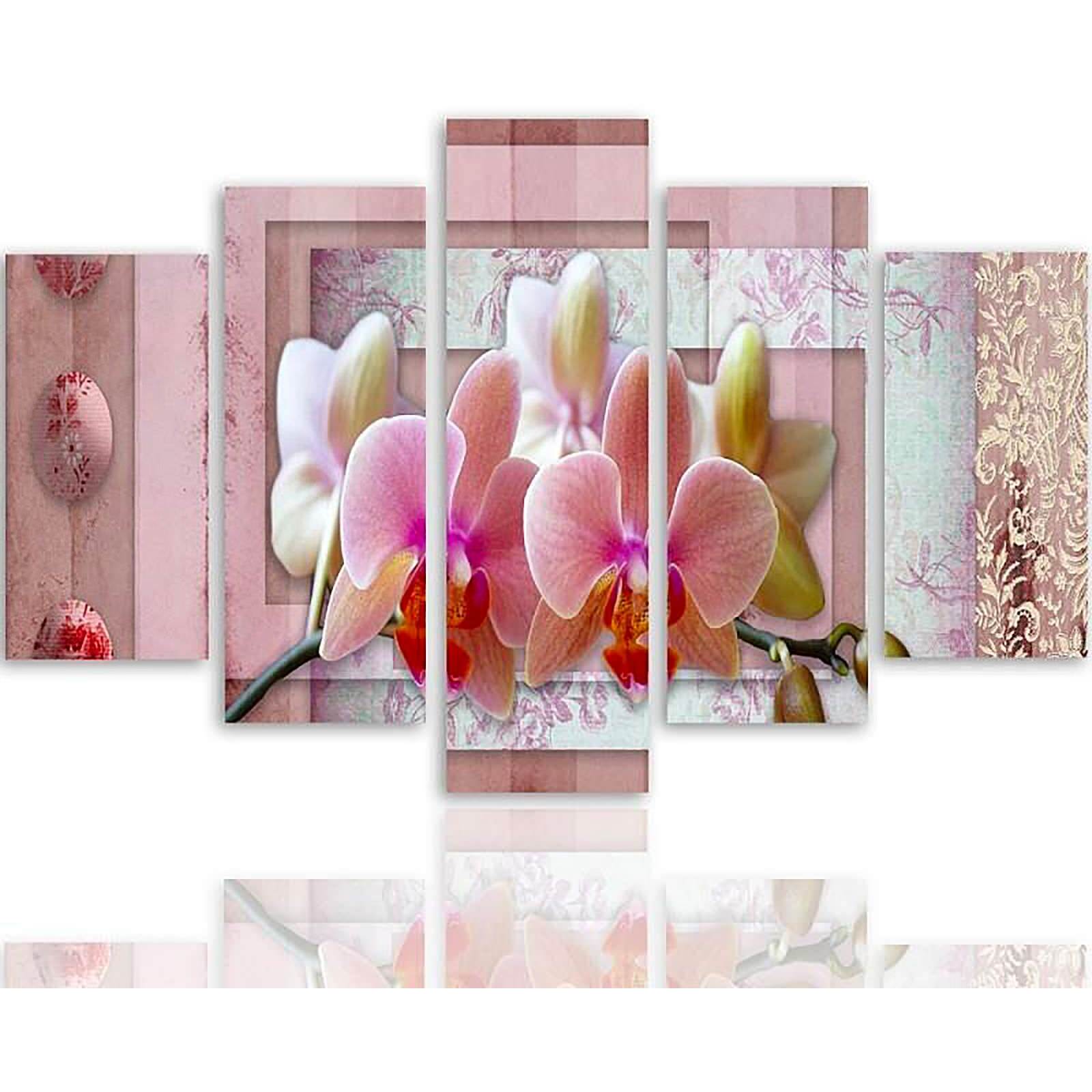 Tableau rose orchidée - 150 x 100 cm | Leroy Merlin