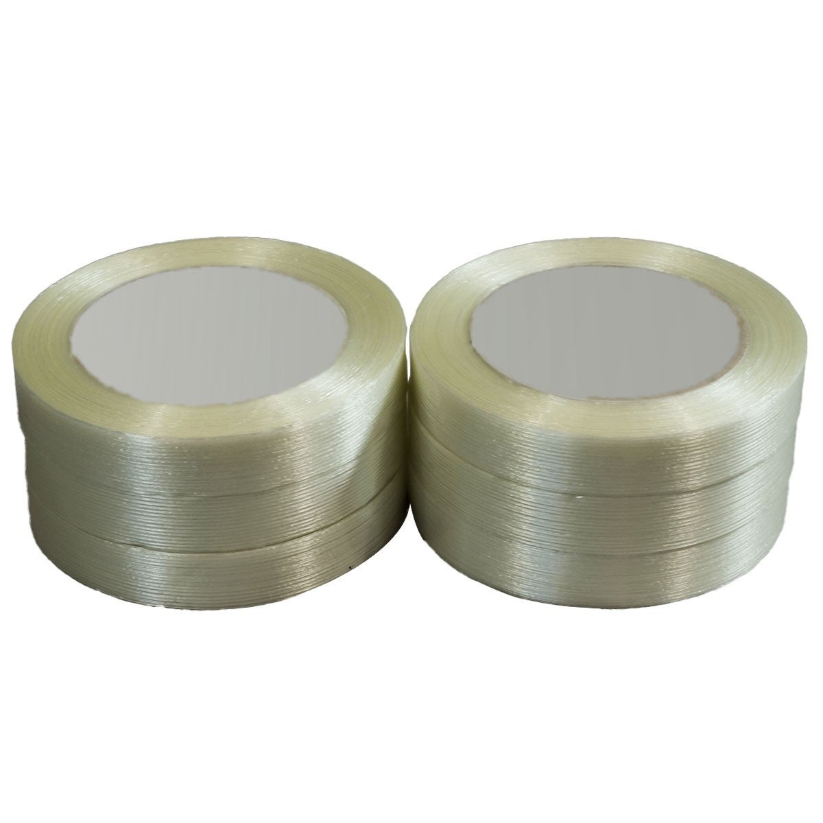 Ruban adhésif armé fil à fil transparent 130µ - rouleau adhésif 19 mm x ...