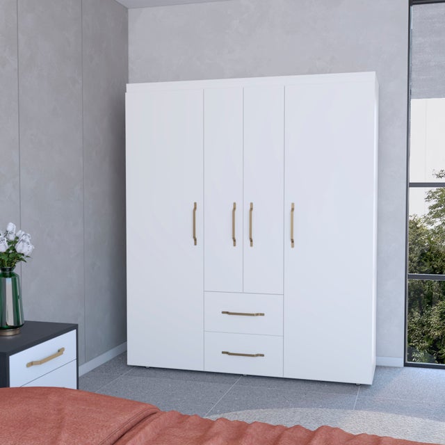 Armoire 4 portes 4 tiroirs au meilleur prix | Leroy Merlin