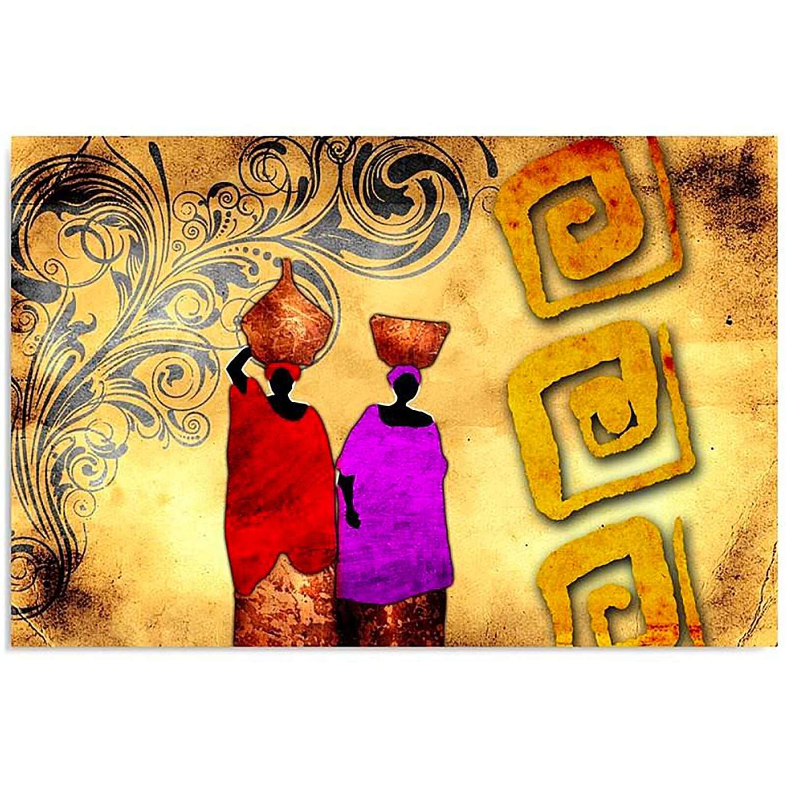 Tableau deux femmes - 70 x 50 cm | Leroy Merlin