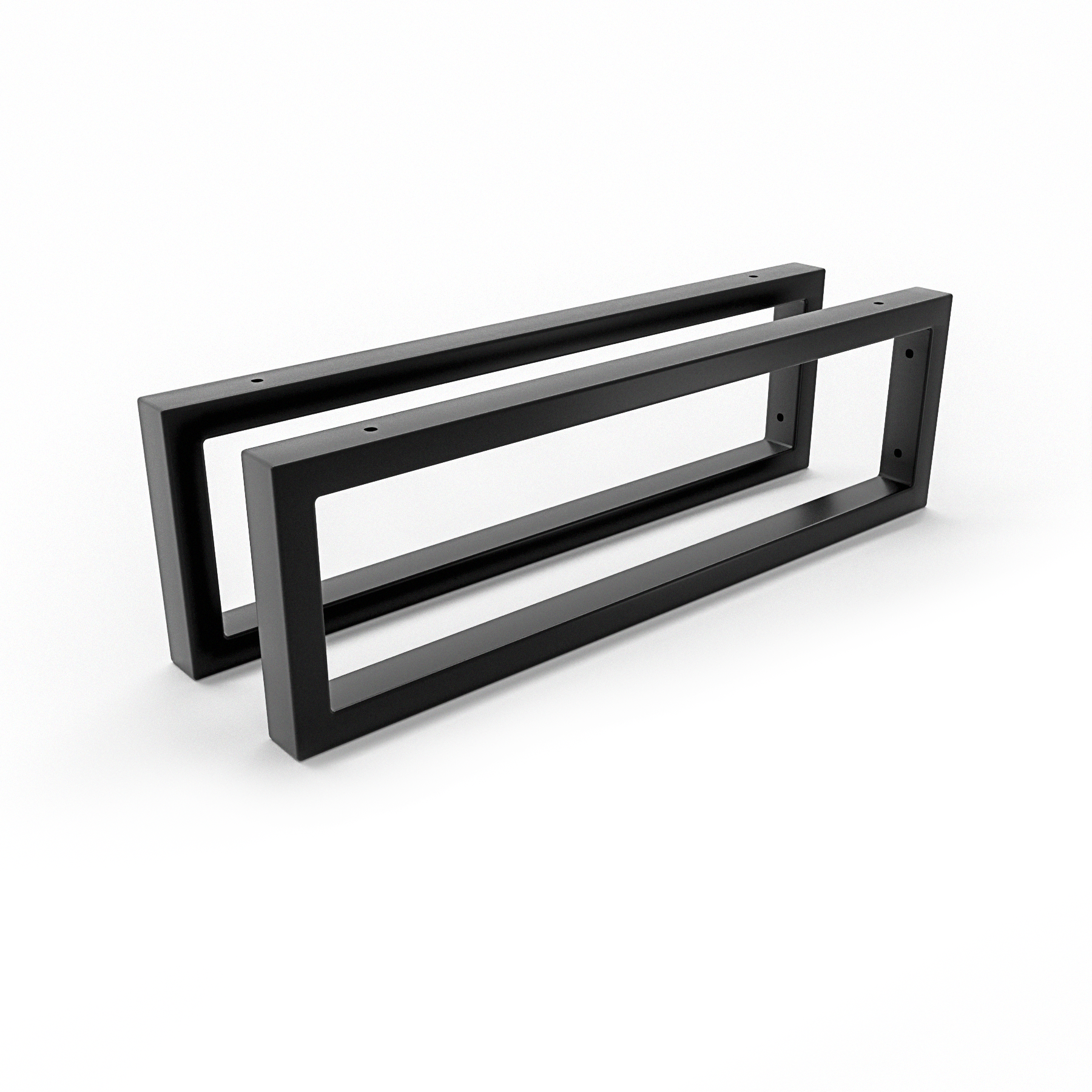 Support pour lavabo RHEIN - 15 cm de haut, 50 cm de profondeur, noir ...