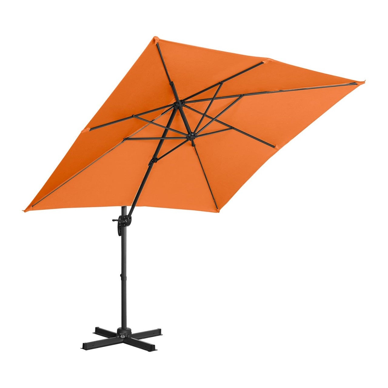 Parasol de jardin meuble abri terrasse carré 250 x 250 cm pivotant ...