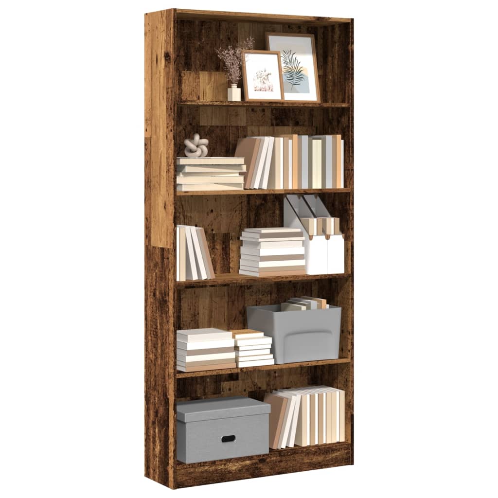 Libreria in legno vecchio 80x24x176 cm in derivati del legno | Leroy Merlin