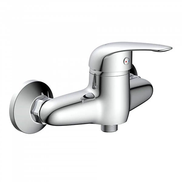 Mitigeur de douche chromé - Robinet monocommande - Système en castré ...