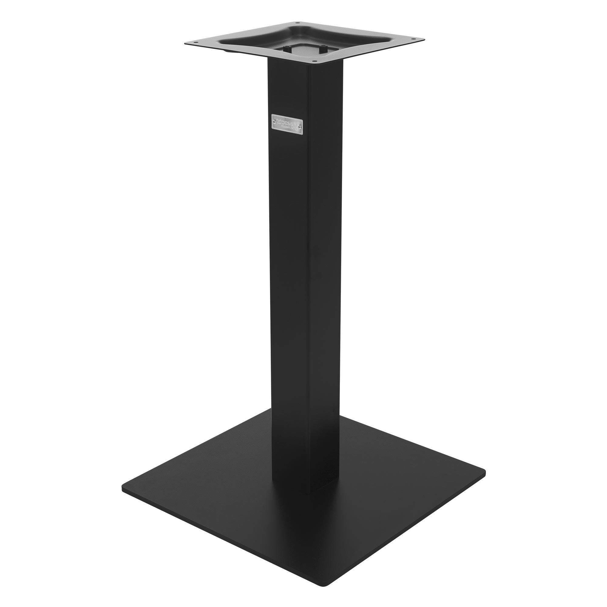 Base per tavolo piedistallo 43 x 72 cm supporto in acciaio nero opaco ...
