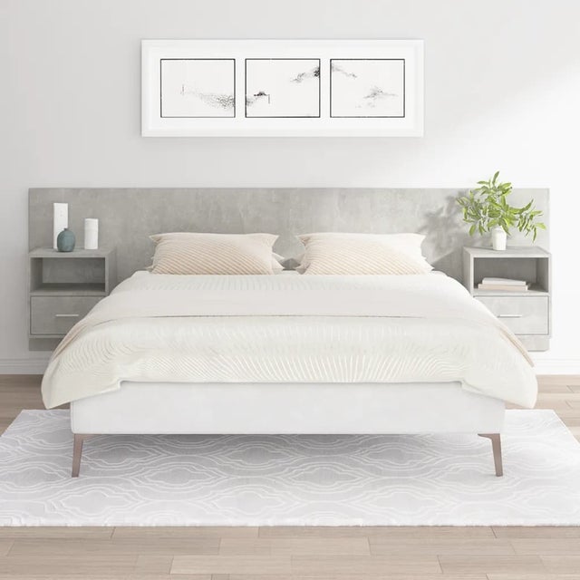 Tete De Lit Avec Chevet Integre