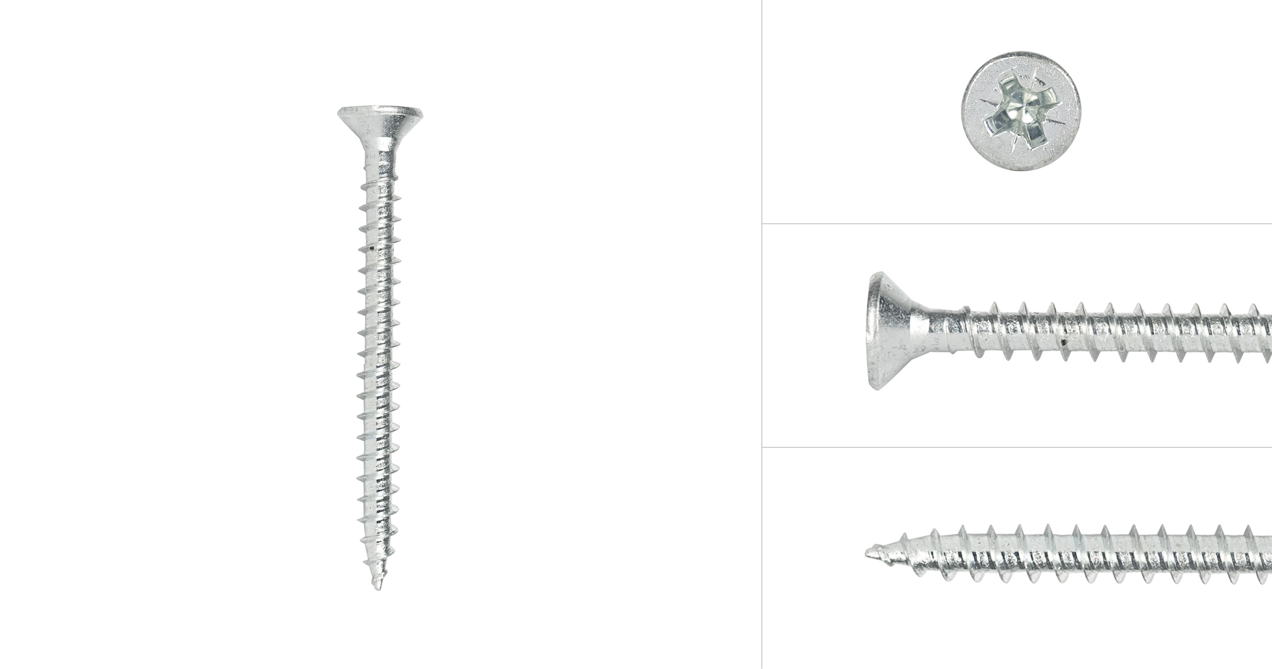 Wovar Vis pour panneaux d'aggloméré jaunes Zinc 3 x 30 mm Pozidrive à ...