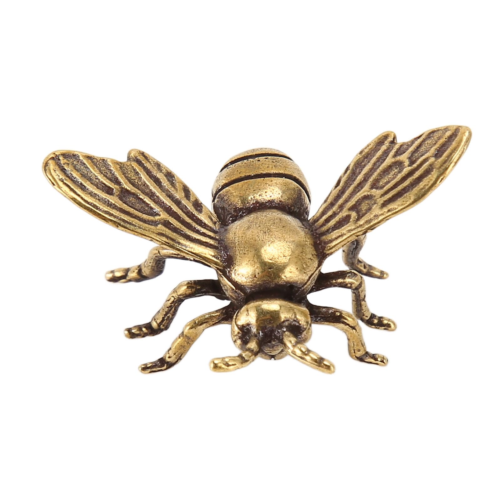 Figurine d'abeille en cuivre, ornement décoratif antique pour petit animal, statue d'abeille en ...