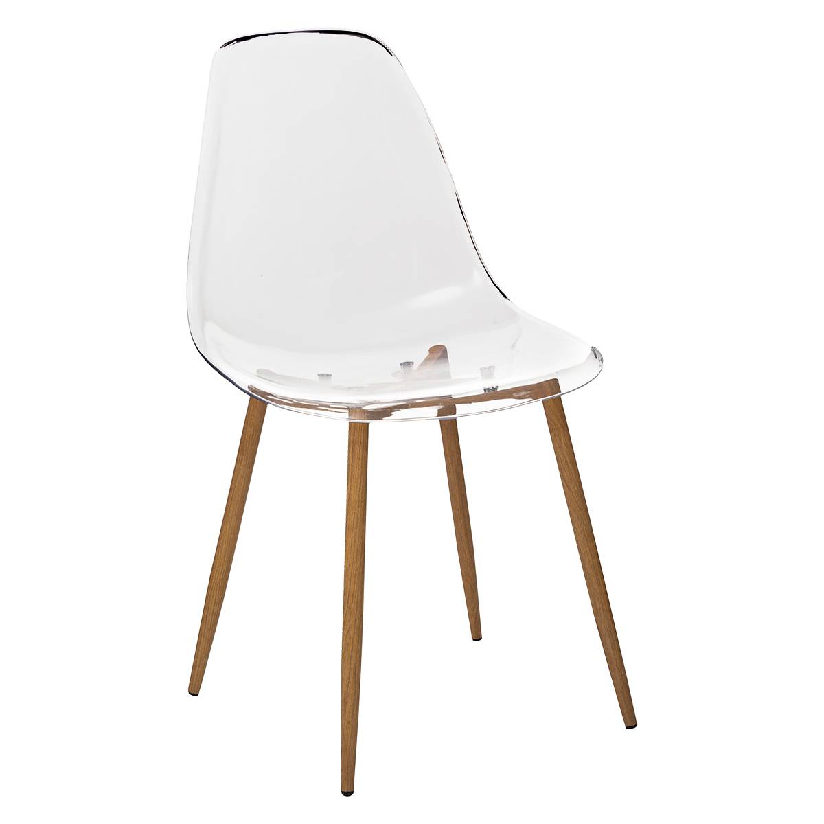 Chaise "Taho" transparente - Atmosphera créateur d'intérieur | Leroy Merlin