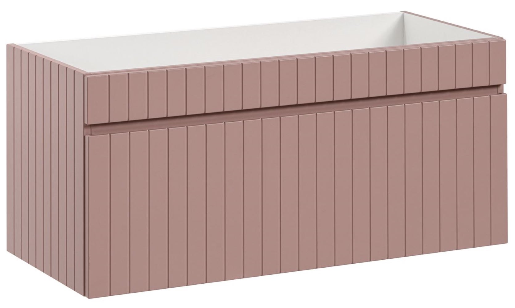 Mobile sottolavabo da bagno sospeso ICONIC rosa 100 cm | Leroy Merlin