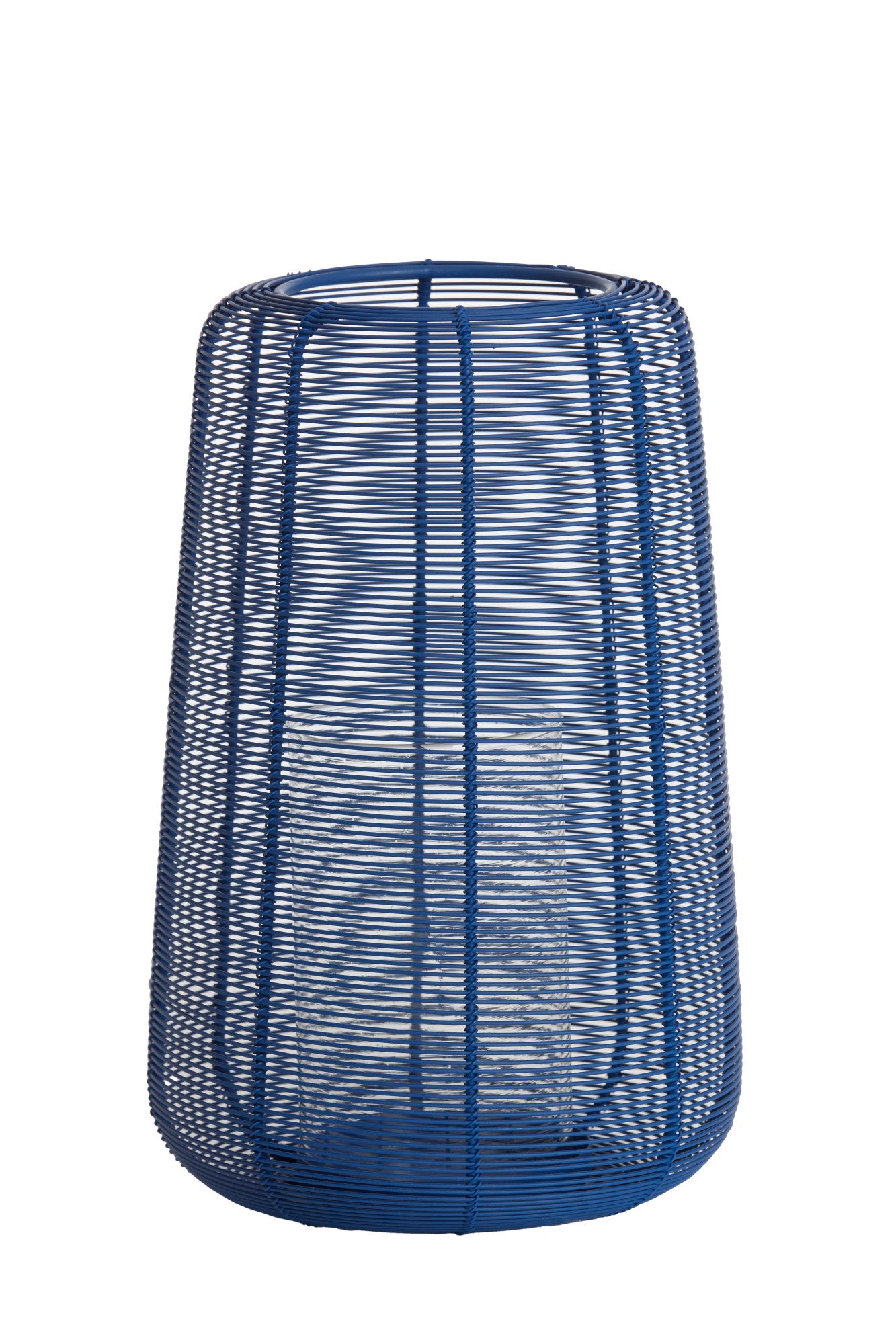 Farol Light & Living Adeta brillo azul con vidrio – Ø19,5x30 cm | Leroy ...