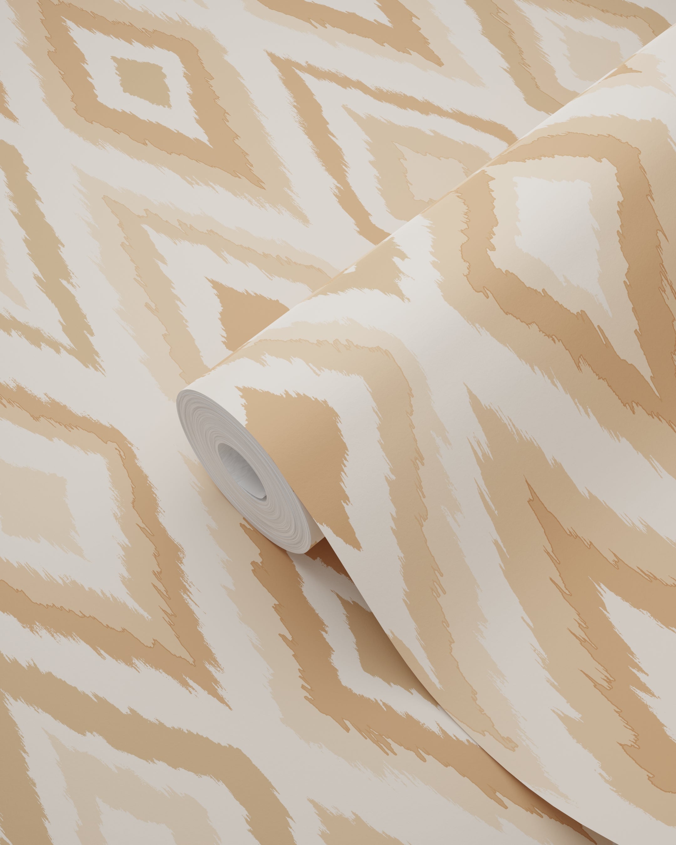 Papel pintado rombo marrón claro - 50 x 900 cm - ESTAhome | Leroy Merlin