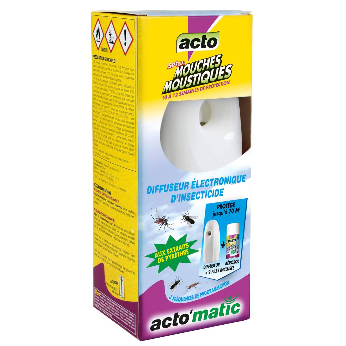 ACTO'matic Diffuseur électronique : La Solution Ultime contre Mouches ...