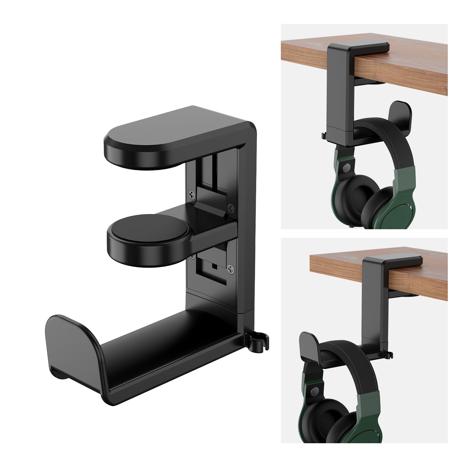 Support Casque Gamer, Support Casque Bureau Réglable, Porte Casque Clip ...