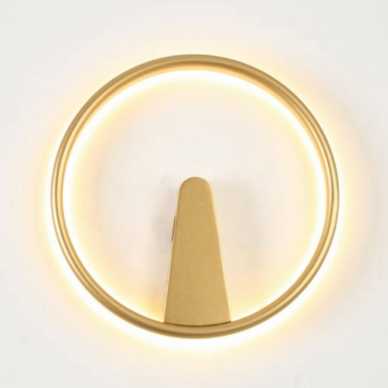 Applique minimaliste cercle LED doré - Scott | Leroy Merlin