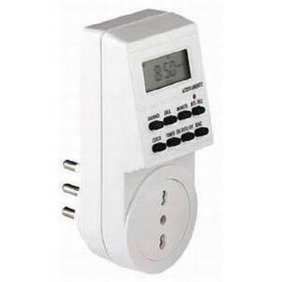 Presa temporizzata/Timer digitale con temporizzatore settimanale - Mod. A | Leroy Merlin