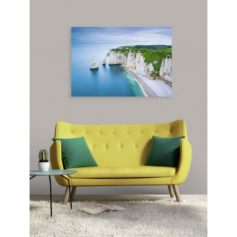 Tableau toile XXL en kit Etretat 130 x 90 cm - Toile textile sans PCV ...