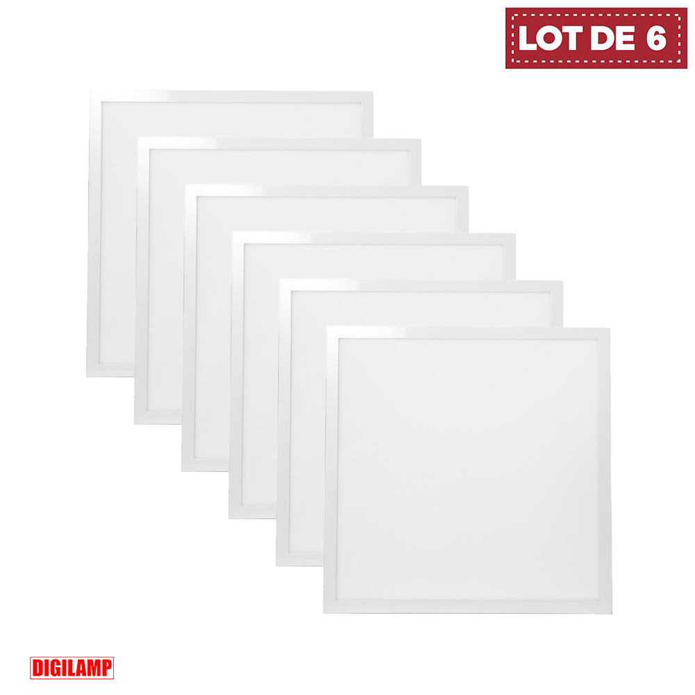 Lote de 6 - Panel LED 60x60 40W Blanco Neutro 4000K, UGR