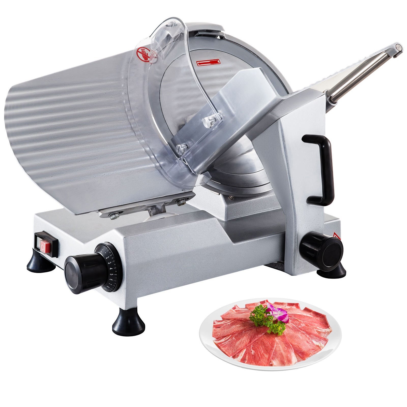 Trancheuse à viande commerciale 320 W,SucceBuy lame en acier au carbone ...