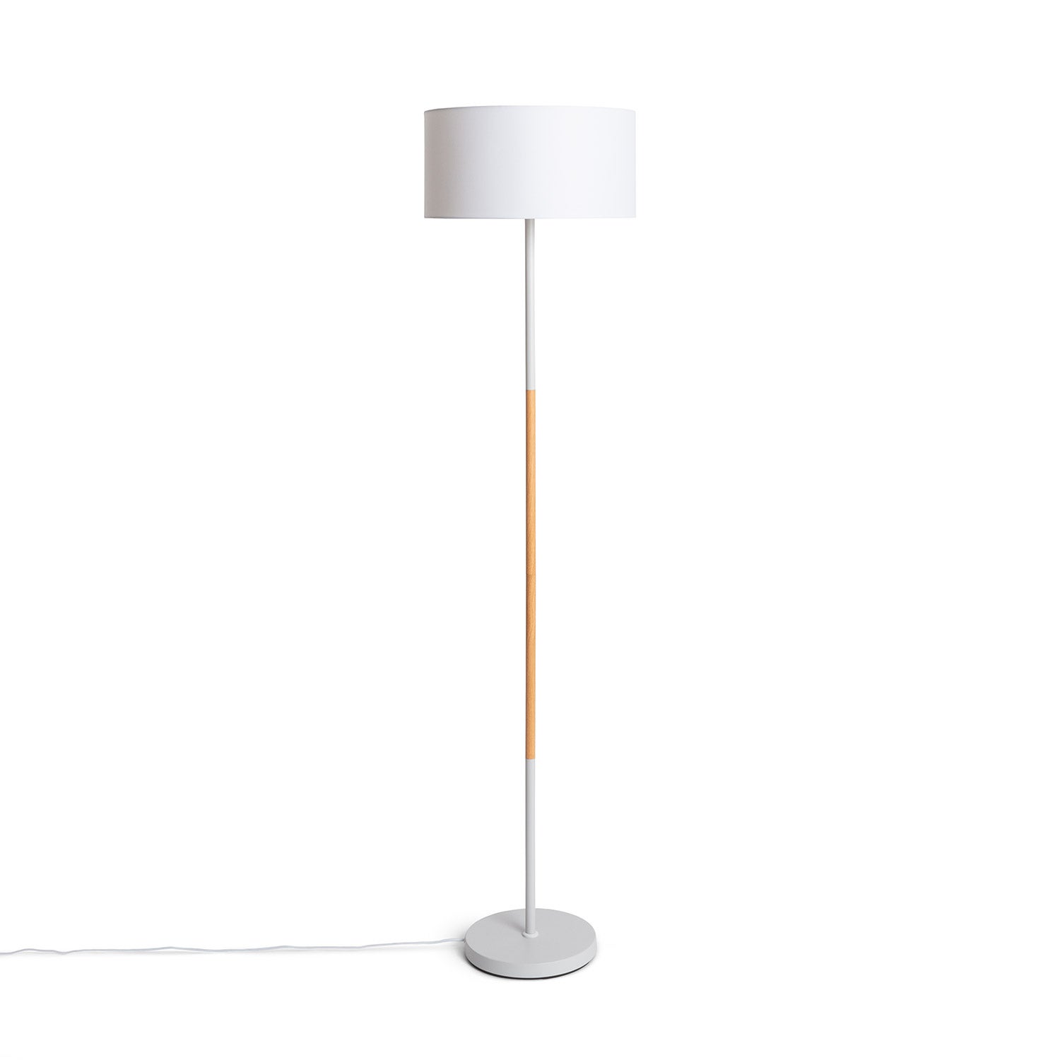 Lampadaire Métal WiFi avec Variateur Silinda Blanc | Leroy Merlin