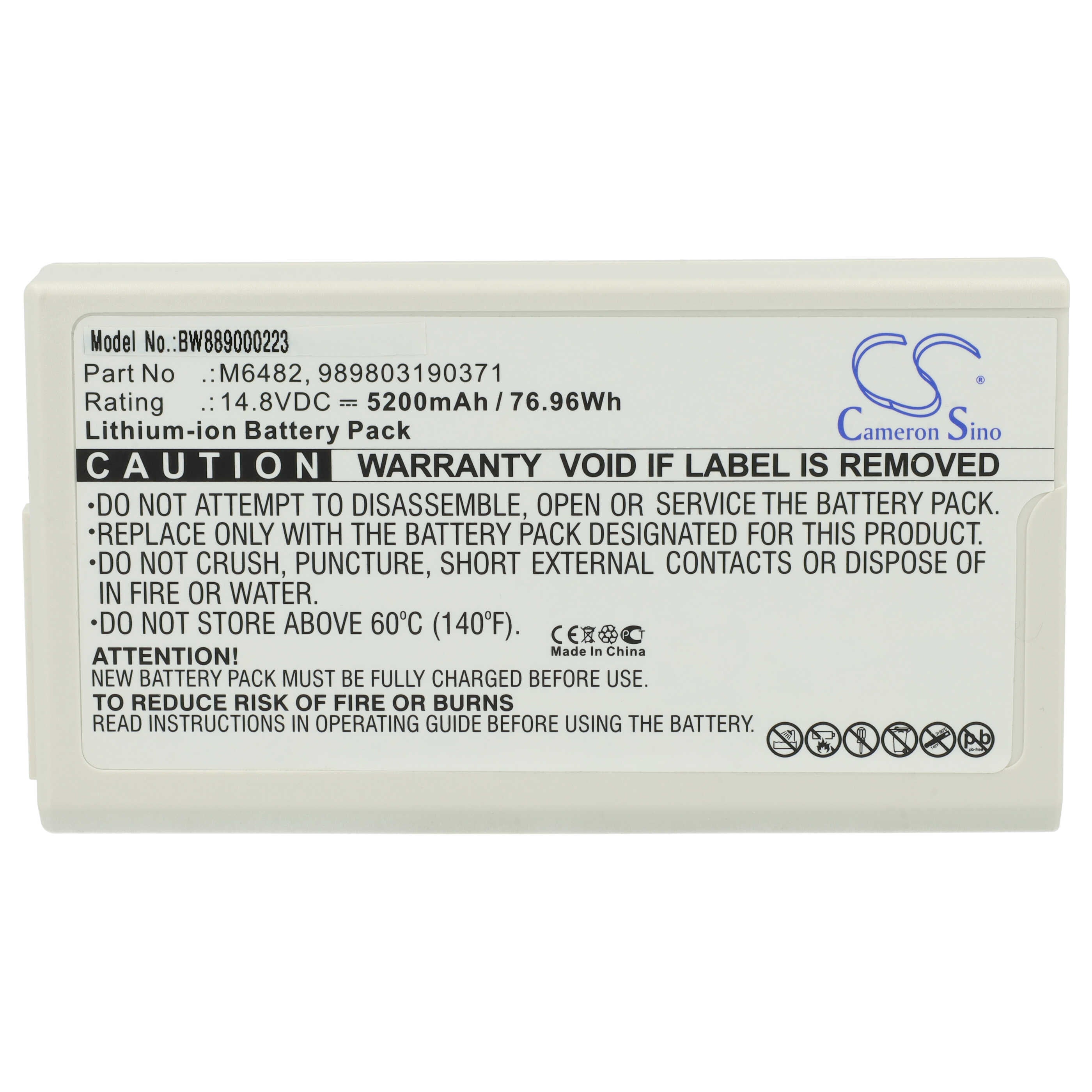 Vhbw Batterie compatible avec Philips DFM-100, DFM100, Efficia DFM100 ...