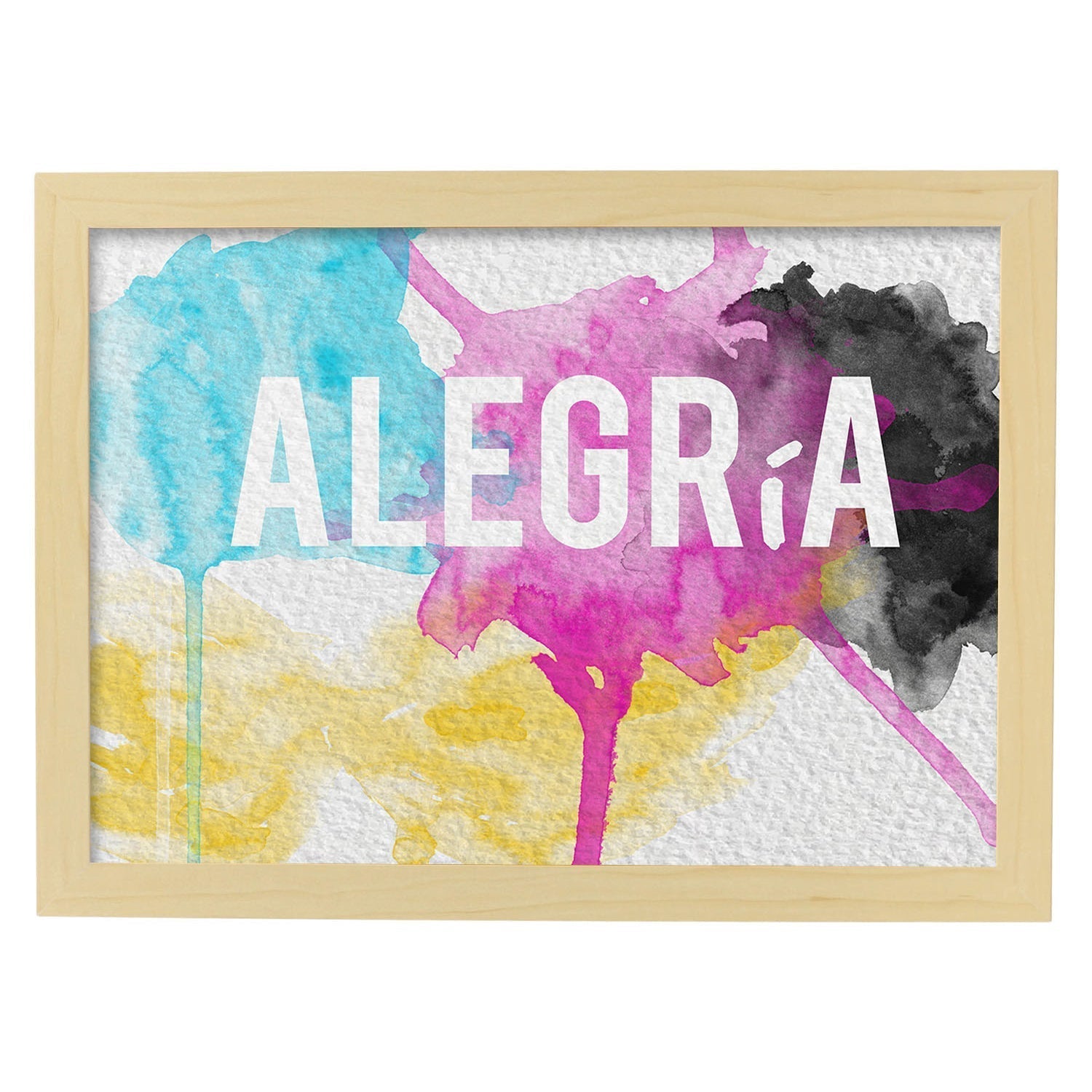 Mots Colorés Affiches. Joie De Mots Avec Design Coloré Et Des Touches ...