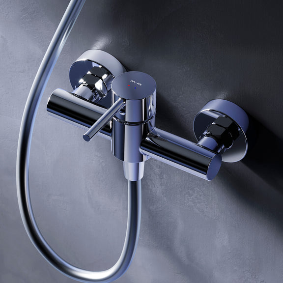 Mitigeur mécanique de baignoire Robinet Salle de Bain Chromé, FPA20000 ...