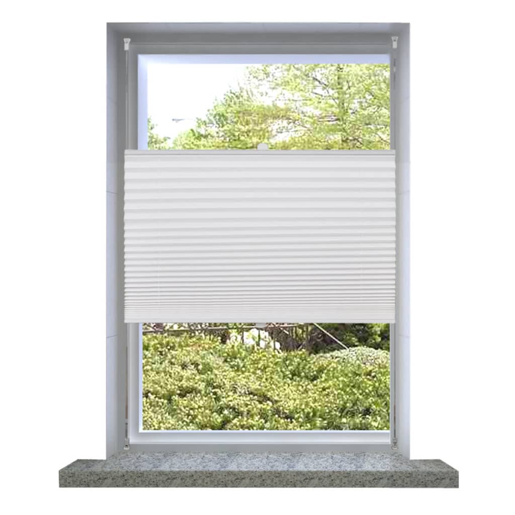 Store plissé | Store pliant 110x150 cm Blanc CFW94854 | Leroy Merlin
