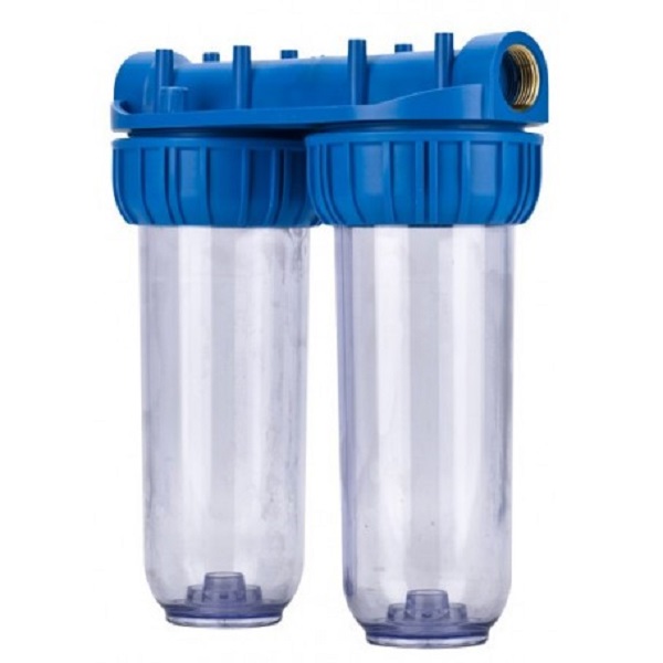 Portafiltro Doble 1" + Soporte + Llave | Leroy Merlin