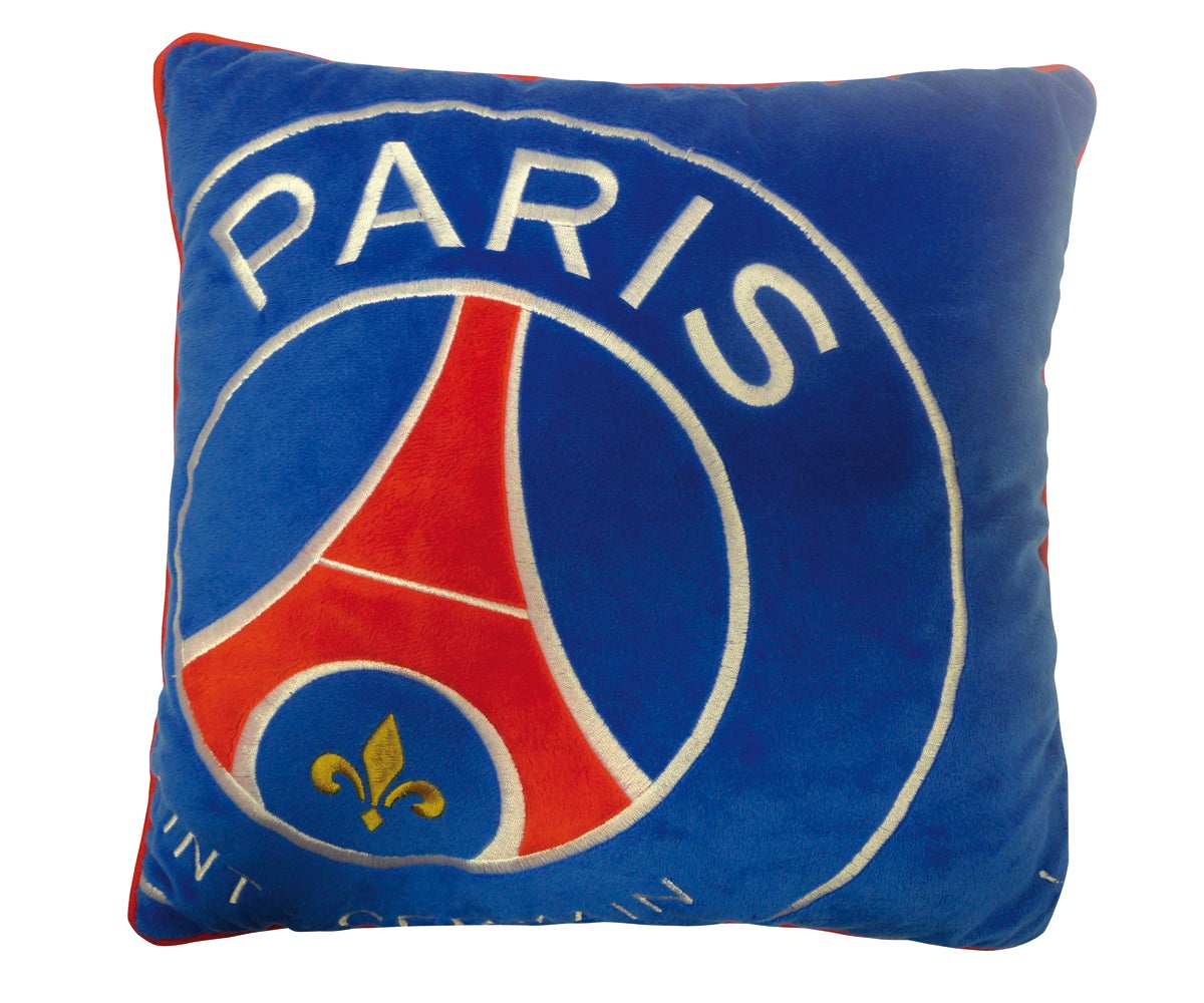 Coussin brodé 100% polyester, PSG LOGO | Leroy Merlin